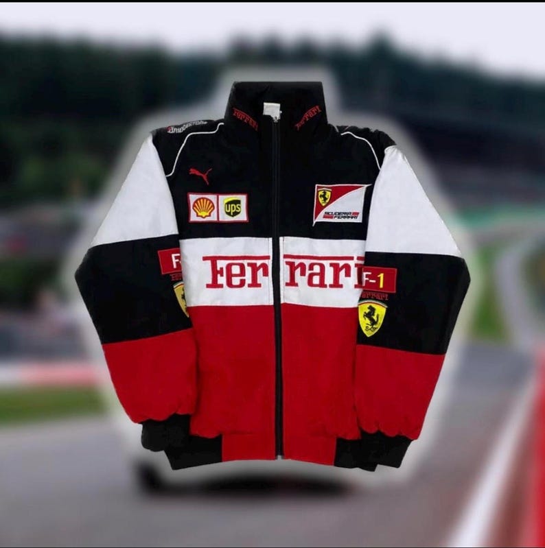 Ferrari Racing Jacket F1-formula 1 Vintage Unisex-track Limited-rare ...