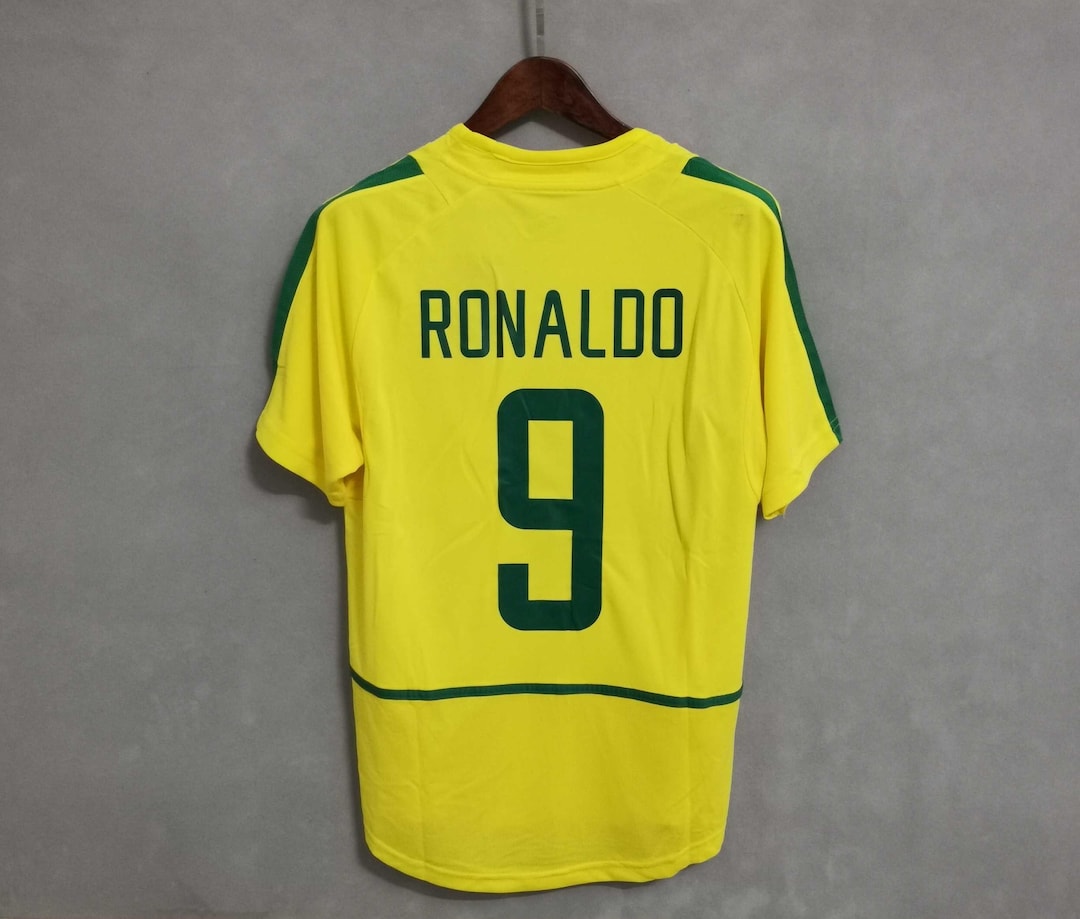 Brazil 2002 Home Jersey Iconic Retro World Cup Ronaldo Jersey - Etsy