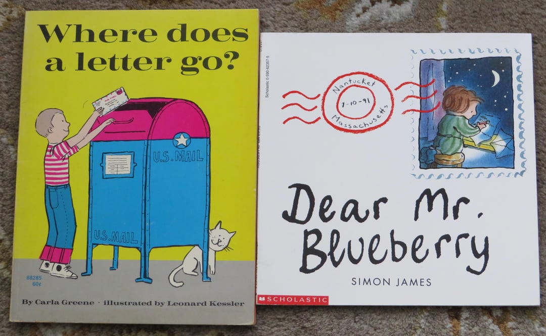 Where Does a Letter Go? by Carla Greene AND Dear Mr. Blueberry by Simon ...