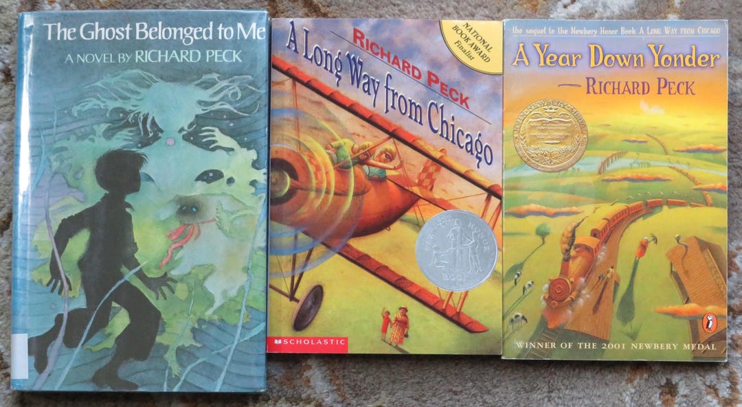 3 Richard Peck Books A Long Way From Chicago, A Year Down Yonder, the ...