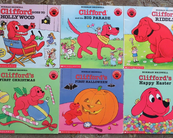 9 Clifford Books by Norman Bridwell Count on Clifford, Clifford Goes to ...