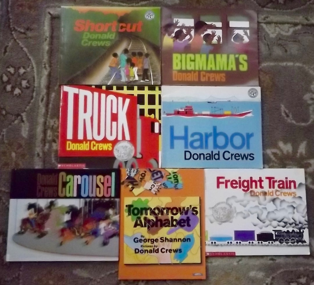 7 Donald Crews Books Big Mama's, Freight Train, Tomorrow's Alphabet ...