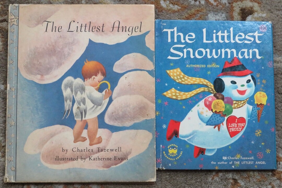 The Littlest Angel AND the Littlest Snowman by Charles Tazewell - Etsy