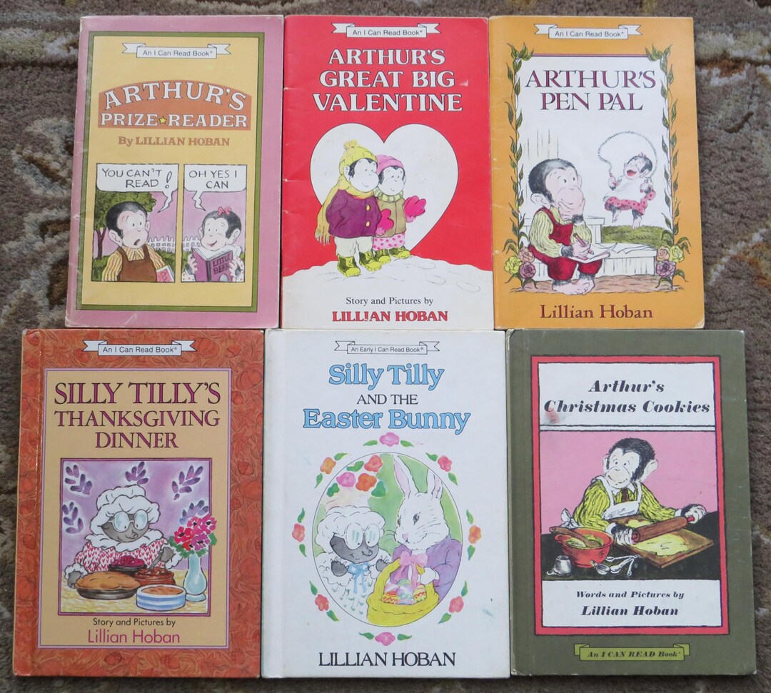 6 Lillian Hoban Books Arthur's Christmas Cookies, Arthur's Pen Pal ...