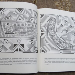 5 Books Amazing Mazes by Rolf Heinmann, Egyptian Mazes, the Everything ...