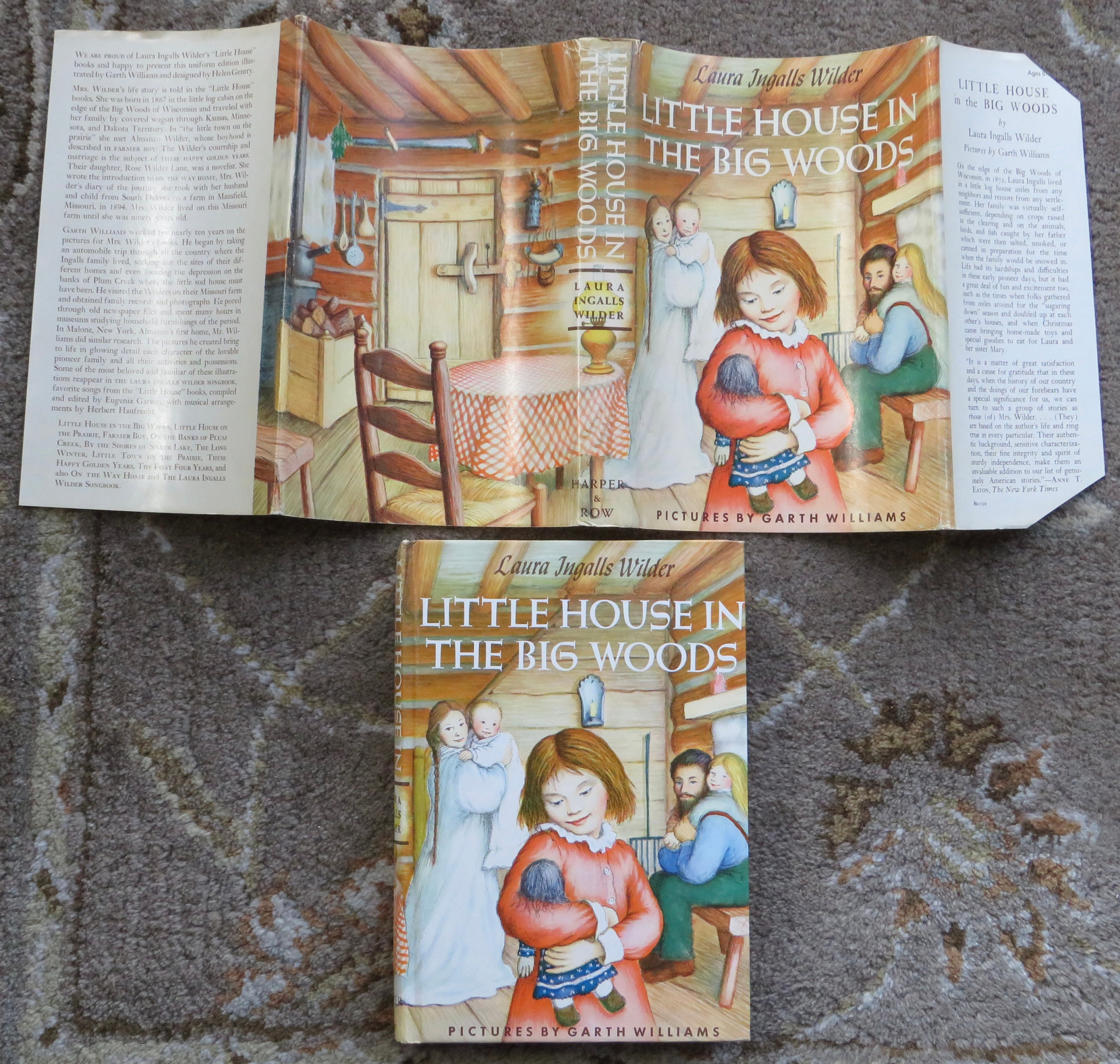 The Little House in the Big Woods by Laura Ingalls Wilder HB - Etsy