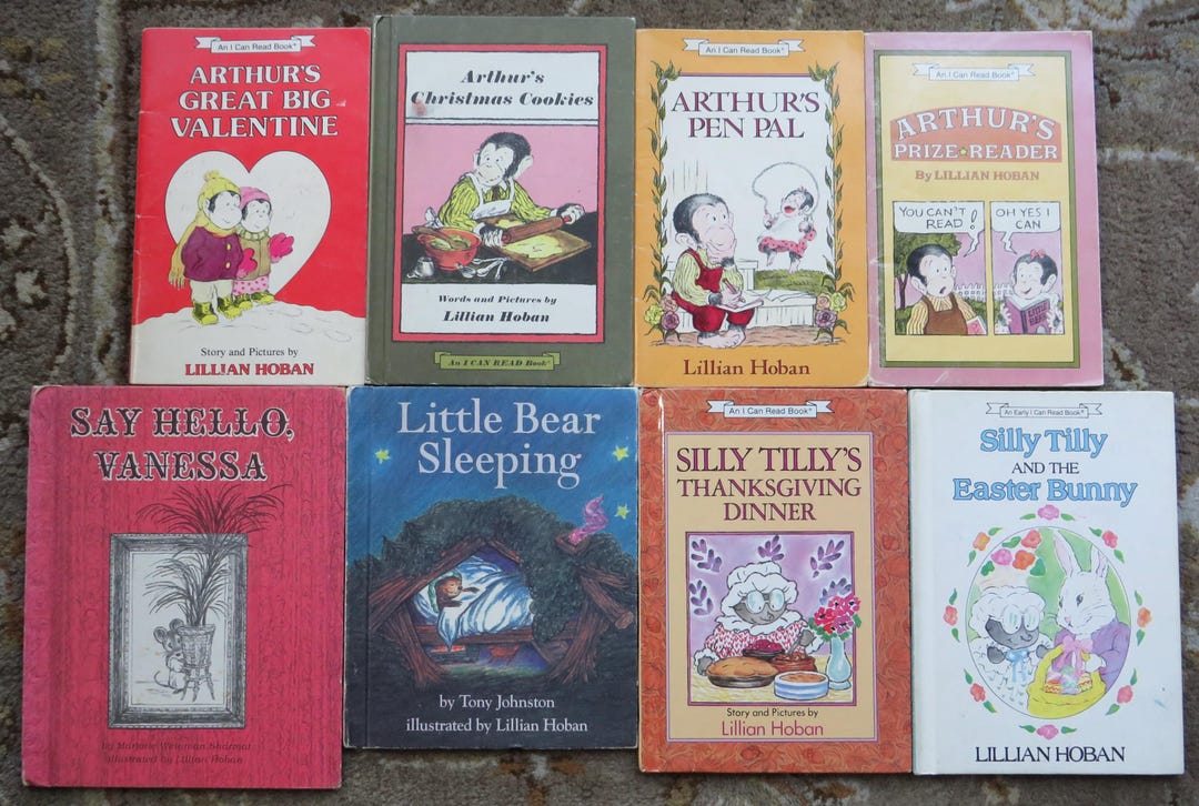 8 Lillian Hoban Books Arthur's Christmas Cookies, Arthur's Pen Pal ...