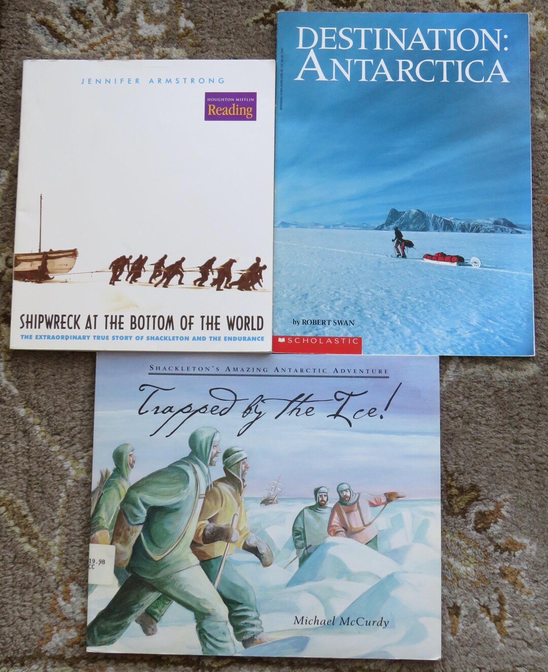 3 Books Shipwreck at the Bottom of the World, Trapped by the Ice ...