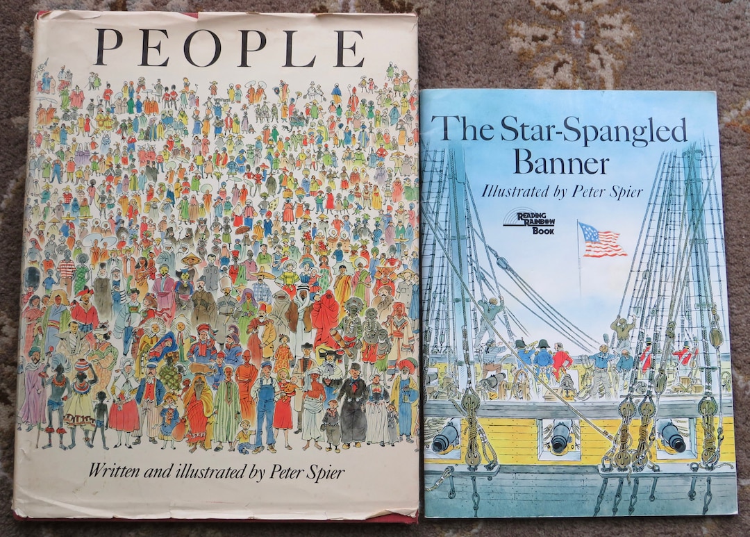 People AND the Star-spangled Banner by Peter Spier - Etsy