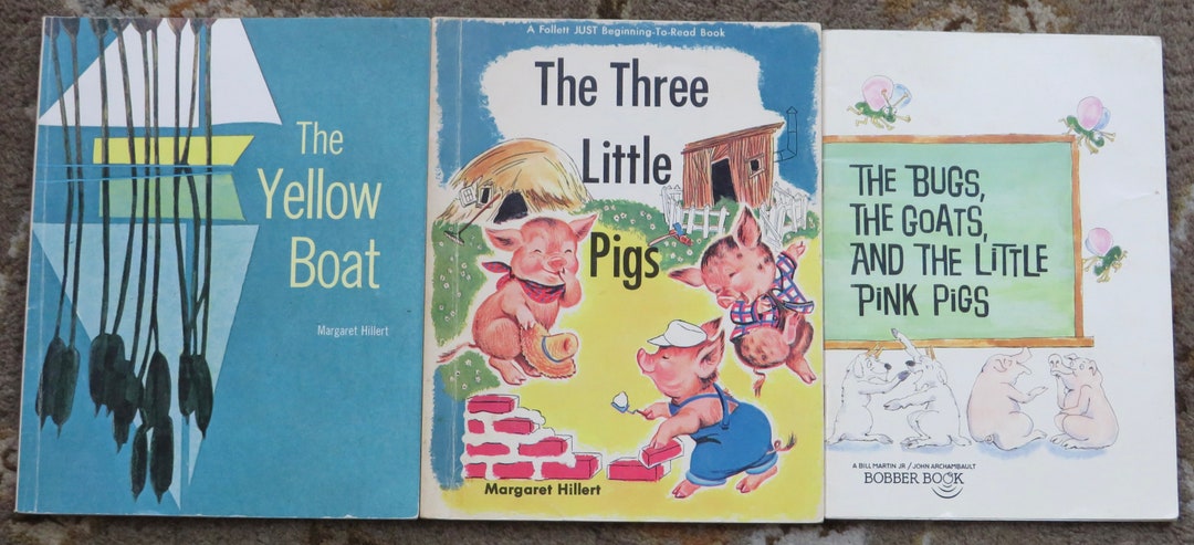The Three Little Pigs and the Yellow Boat by Margaret Hillert, the Bugs ...