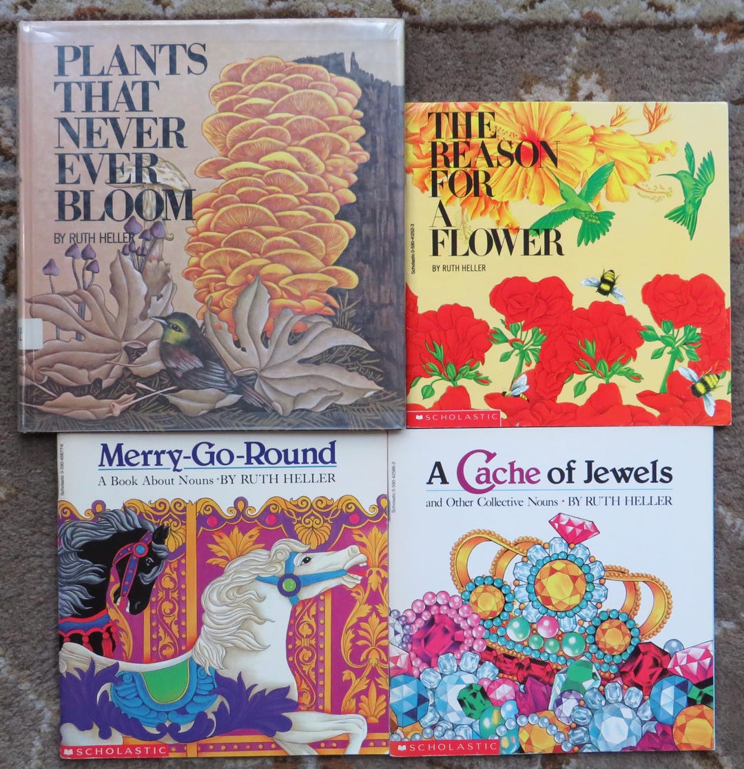 4 Ruth Heller Books Plants That Never Ever Bloom, the Reason for a ...