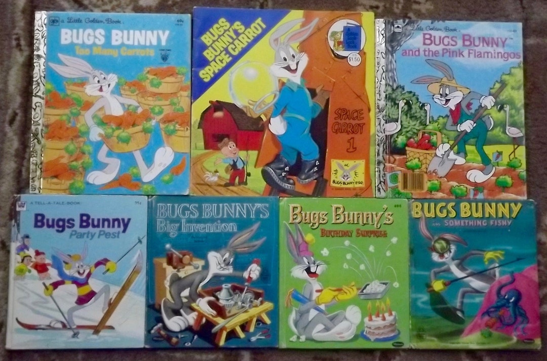 7 Bugs Bunny Books Bugs Bunny in Something Fishy, Too Many Carrots, and ...