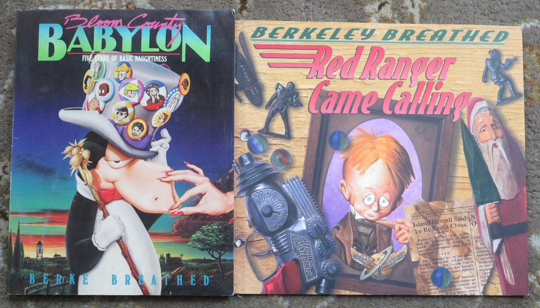 2 Berkeley Breathed Books Red Ranger Came Calling AND Bloom County ...