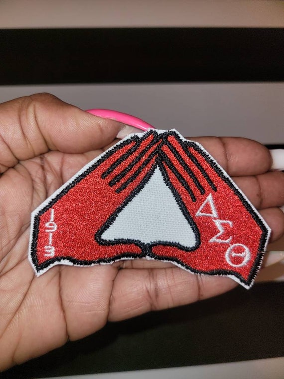 Delta Hands Patches Delta 1913 Delta Patches Sorority - Etsy