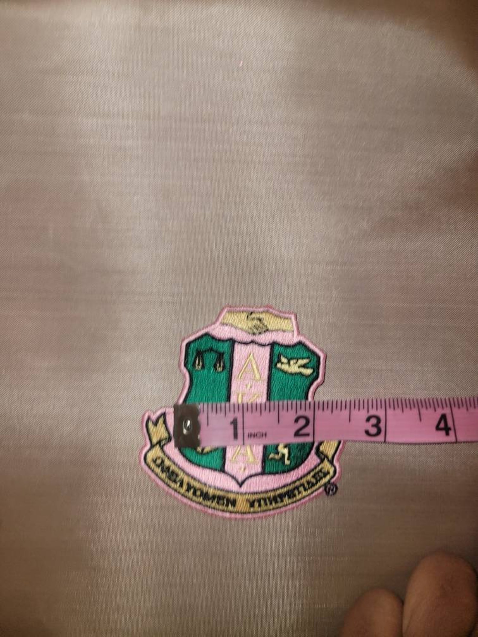 AKA Shield Patch, Patches, 1908, Pink and Green Patch, One Patch per ...