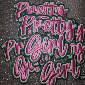 Pretty Girl Patch, Patches, 1908, Pink and Green Patch, One Patch per ...