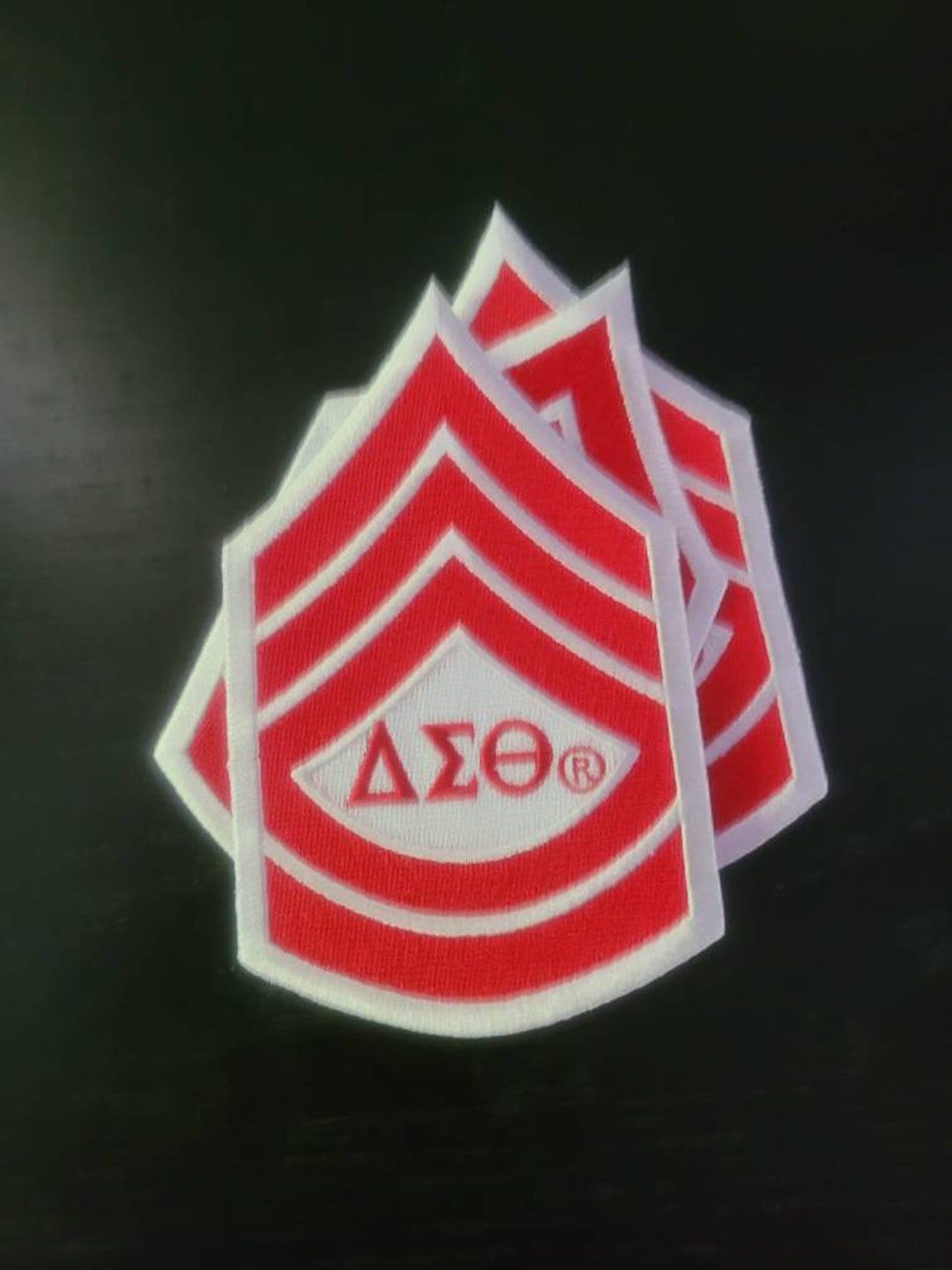 Delta Striped Patch, Patches, 1913, One Patch per Order, Delta Sigma ...