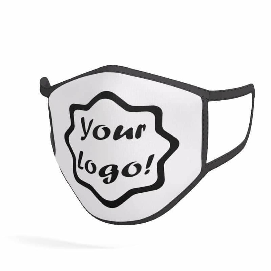 Black Trim Polyester Sublimation Mask, Sublimation, Mask, Trim, DIY ...
