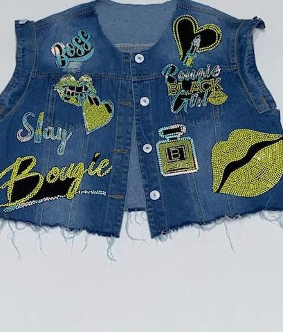 Bougie Crop, DENIM CROP, Denim Jackets, Distressed Jackets, Crop ...