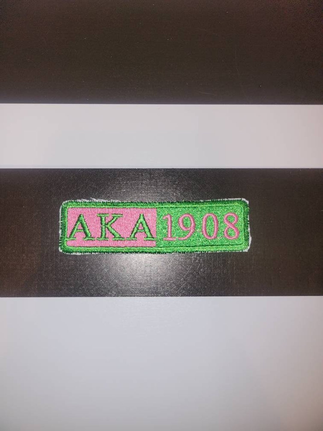 AKA-1908 Two Toned Patch, AKA, 1908, Patches, DIY, Sewn On, Denim ...