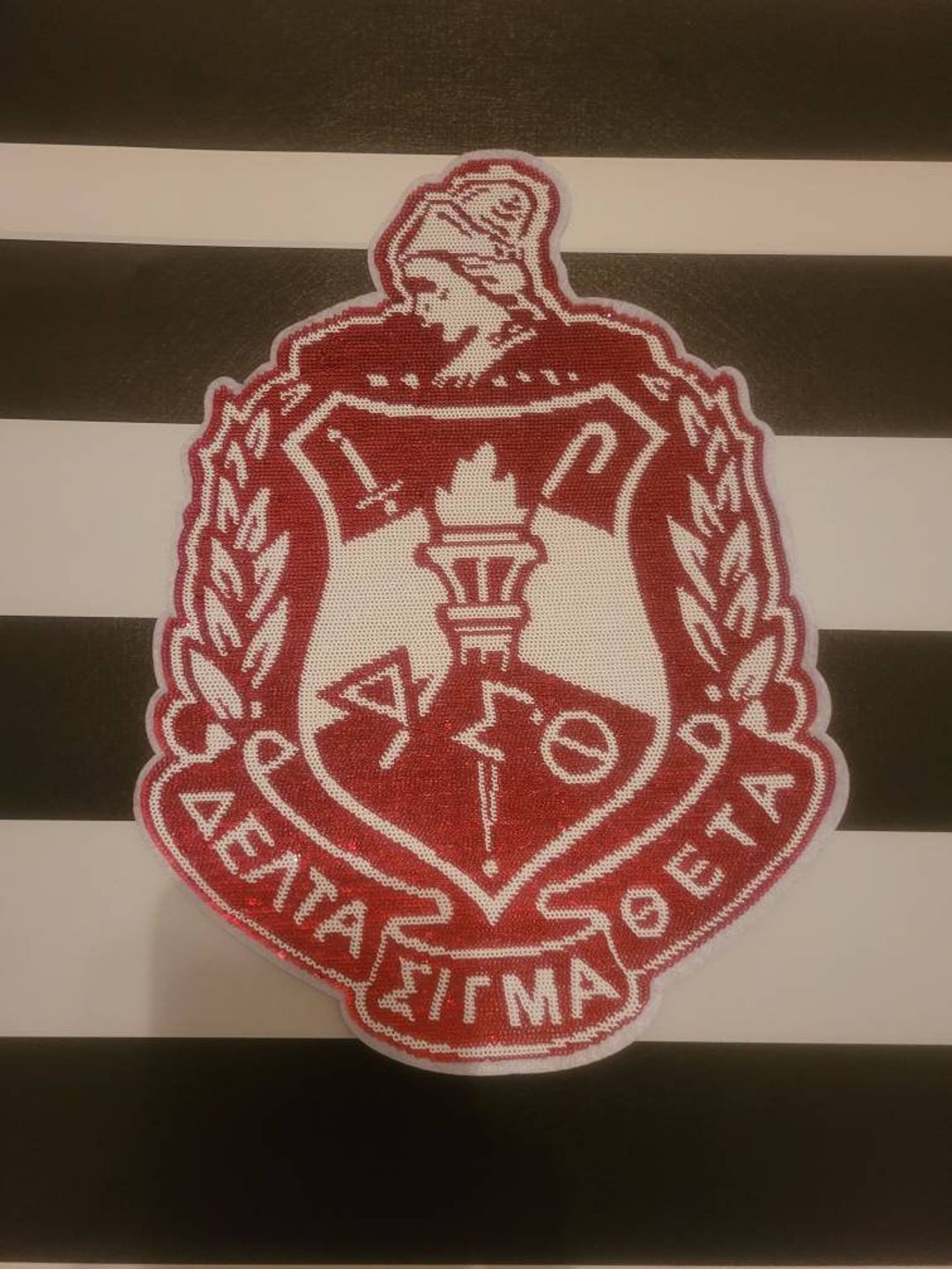 Delta Shield Sequins Shield, Delta, 1913, Delta Shield, Patch, Sorority ...