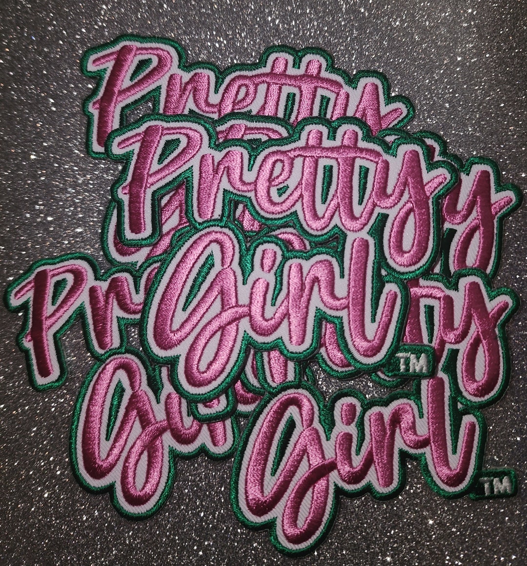 Pretty Girl Patch, Patches, 1908, Pink and Green Patch, One Patch per ...