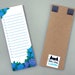 Hydrangea Notepad With 50 Pages 3x8 - Etsy