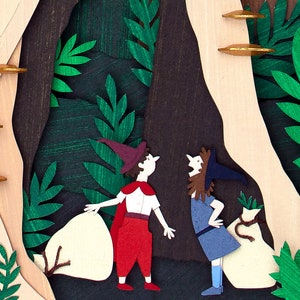 Signed Limited Edition Print of "foragers" Paper Illustration - Etsy