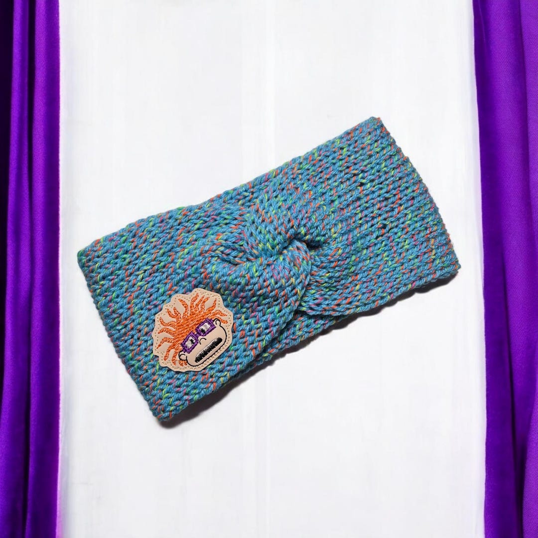 Chucky, Rugrats, 90s, Nostalgia Knit Ear Warmer, Handmade Earwarmer ...