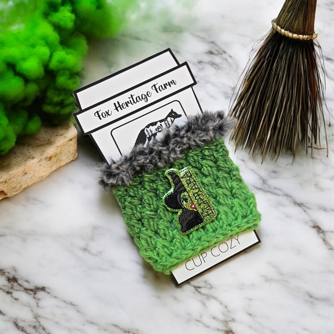 RTS Wicked Elphaba, Cup Cozy, Coffee Sleeve, Coozie, Koozie - Etsy