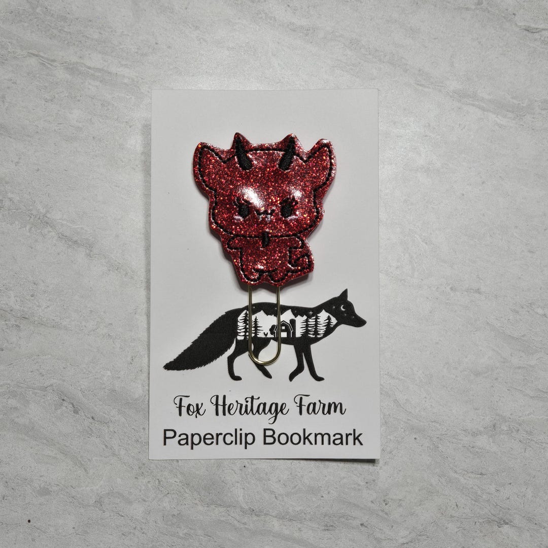 Devil, Demon, Lucifer Clip, Bookmark, Paperclip - Etsy