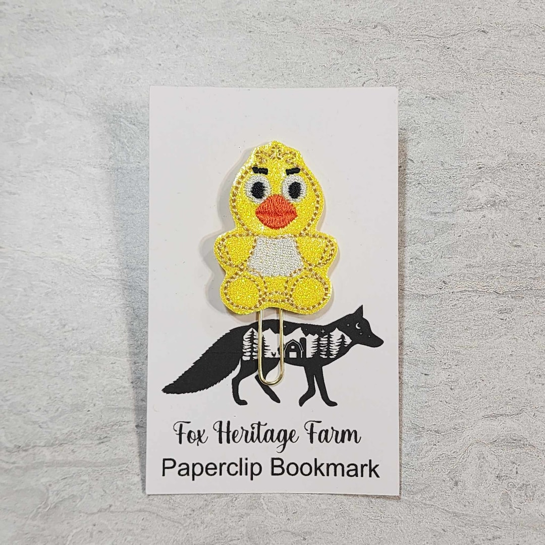 FNAF Chica Paperclip, Bookmark, Planner Clip, Five Nights at Freddys - Etsy