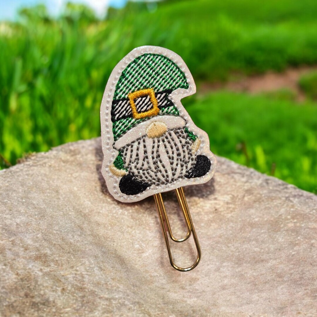 Ready to Ship Leprechaun Gnome, Gonk Clip, Bookmark, Paperclip - Etsy