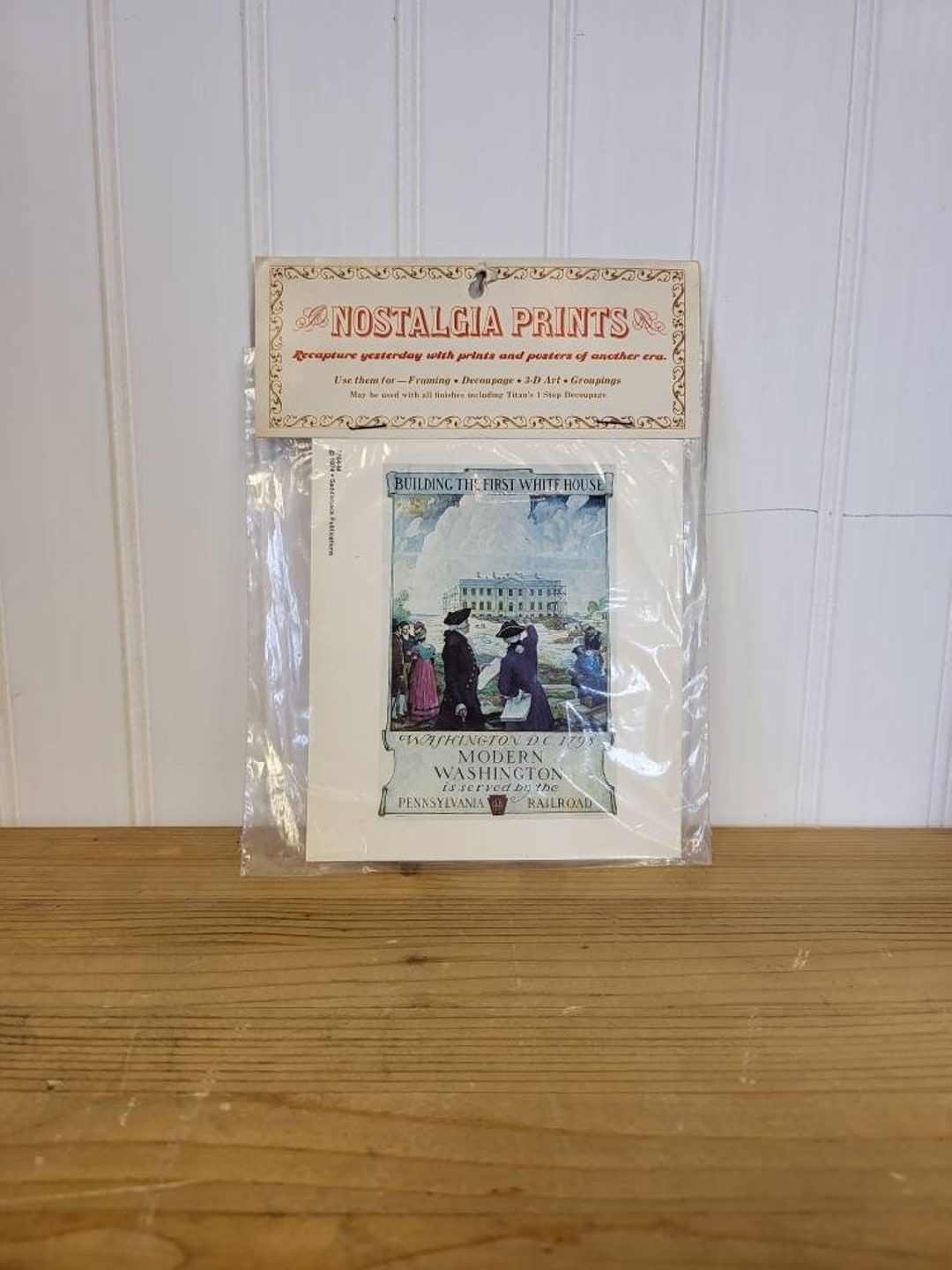 Nostalgia Prints 1974 Decoupage Framing Print Titan - Etsy