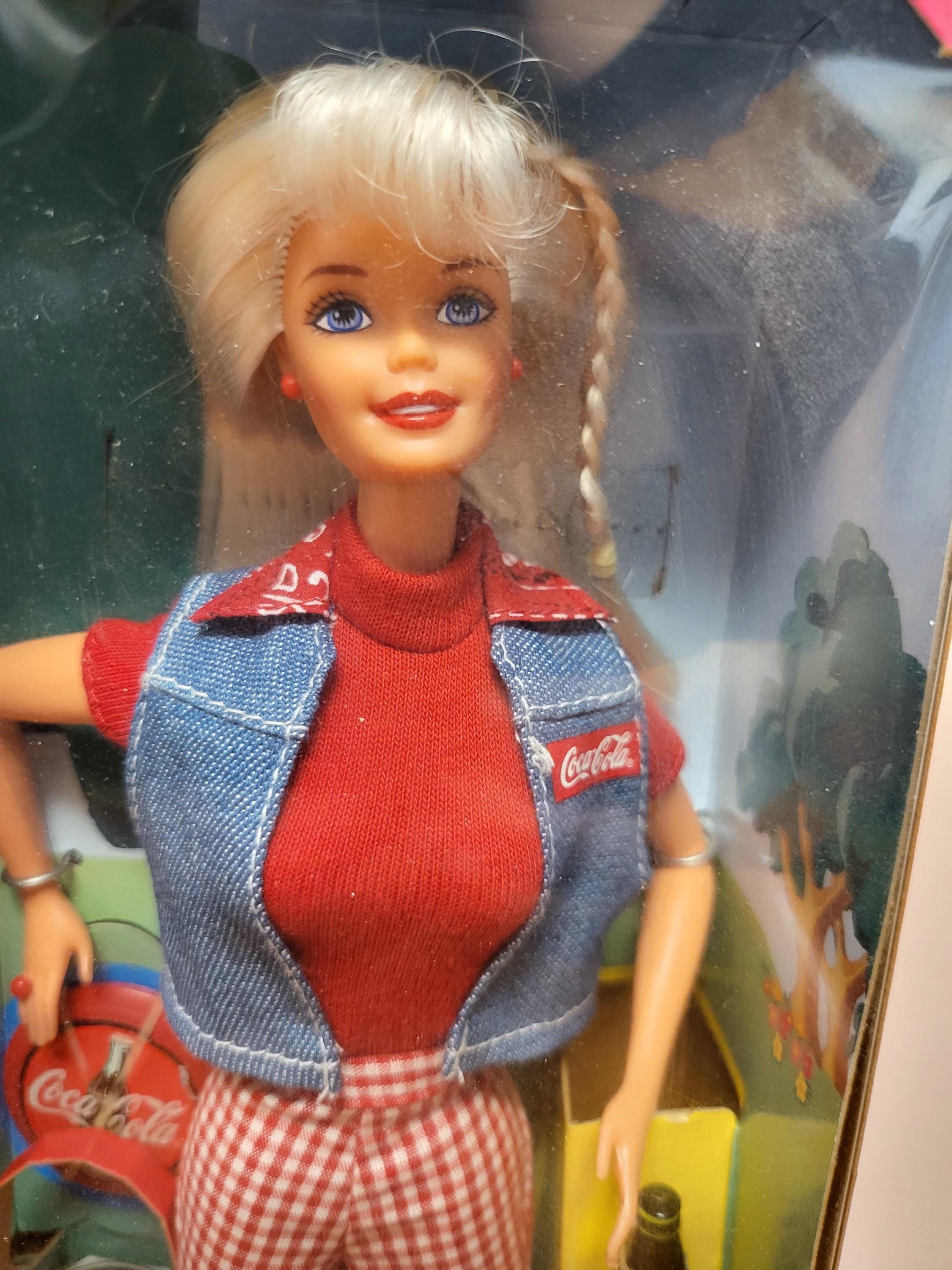 1997 Coca Cola Picnic Barbie Doll, Special Edition, Toy Coke Bottle ...