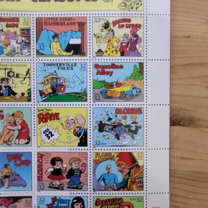 Comic Strip Classics Stamp Sheet US Postal Stamps Gasoline - Etsy