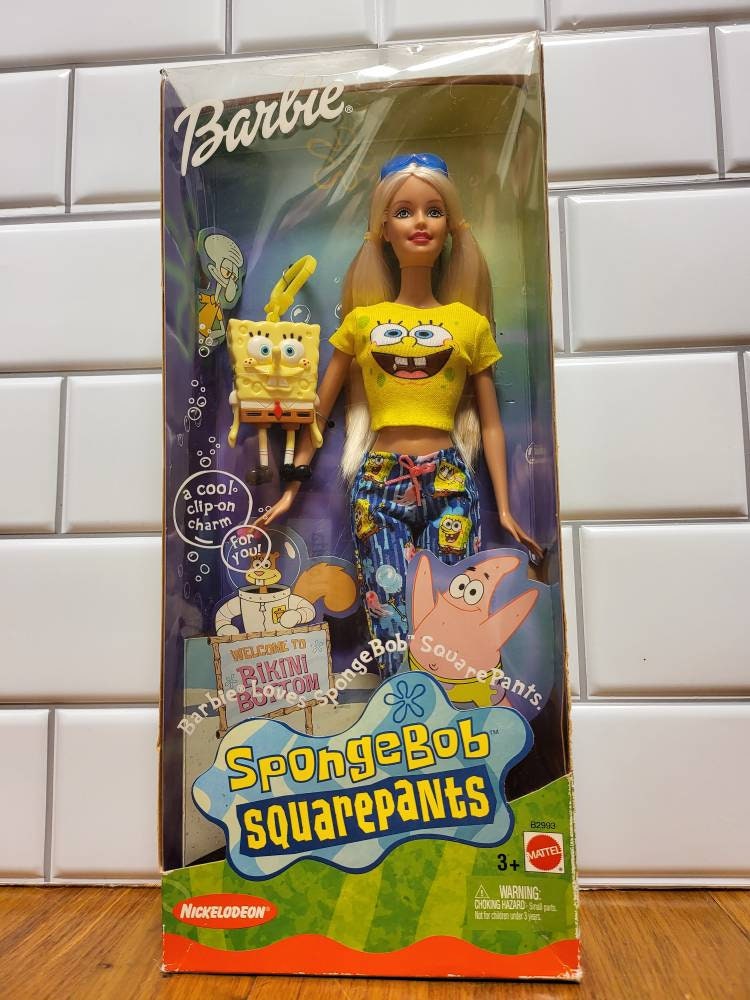 Sponge Bob Squarepants Barbie, Vintage Barbie Doll, Barbie Collector ...