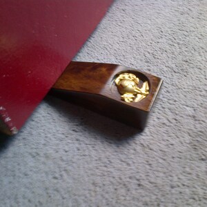 Door Stop Wedge Hardwood Carpet Floor Solid Walnut With EGA Embedded - Etsy