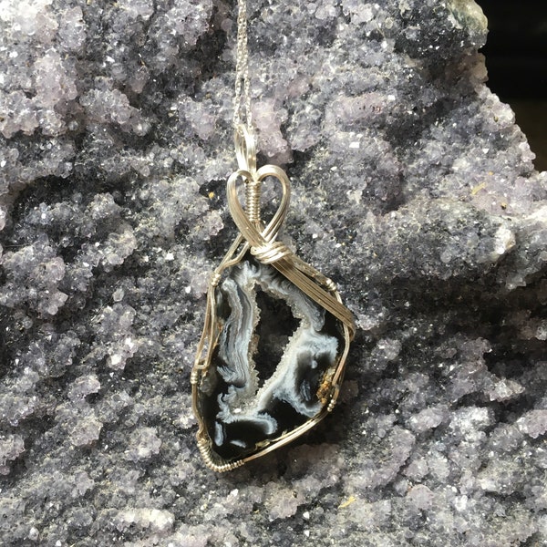 Geode Necklace - Etsy