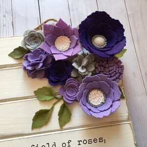 Felt Flower Sign, Nursery Sign, Rustic Felt Flower Sign - Etsy