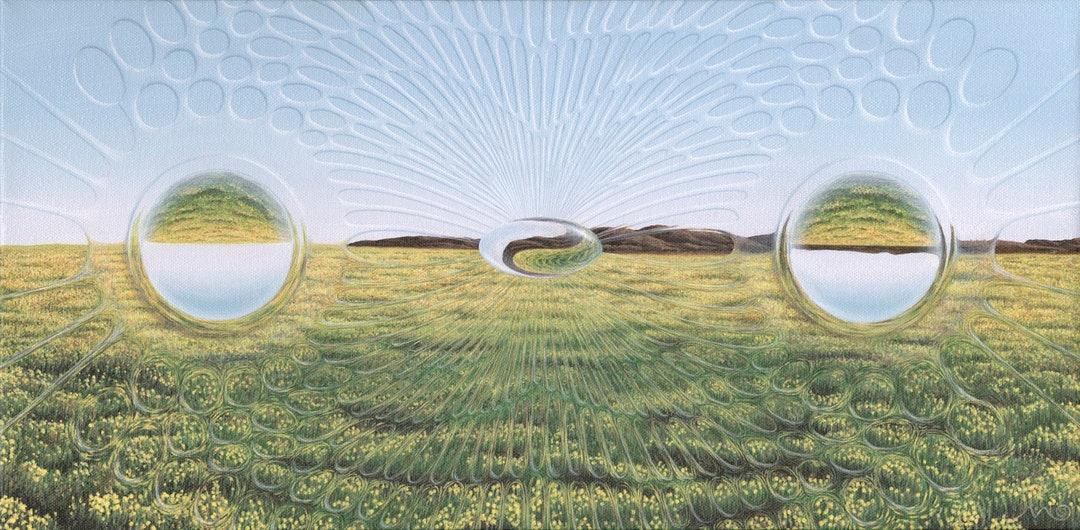 Surreal Art, Biological Inspired Print of Painting like a Memory ...