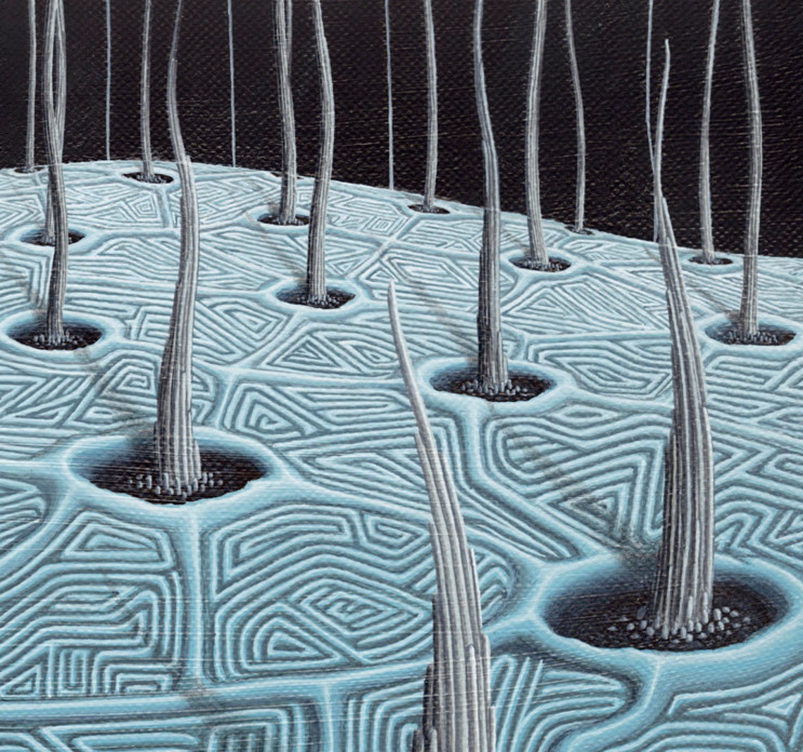 Surreal Art Print of Biological Painting - Etsy