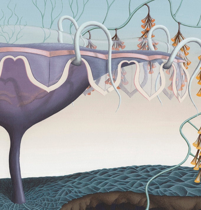 Print of Surreal Art, Biological and Scientific Painting. Science Art ...