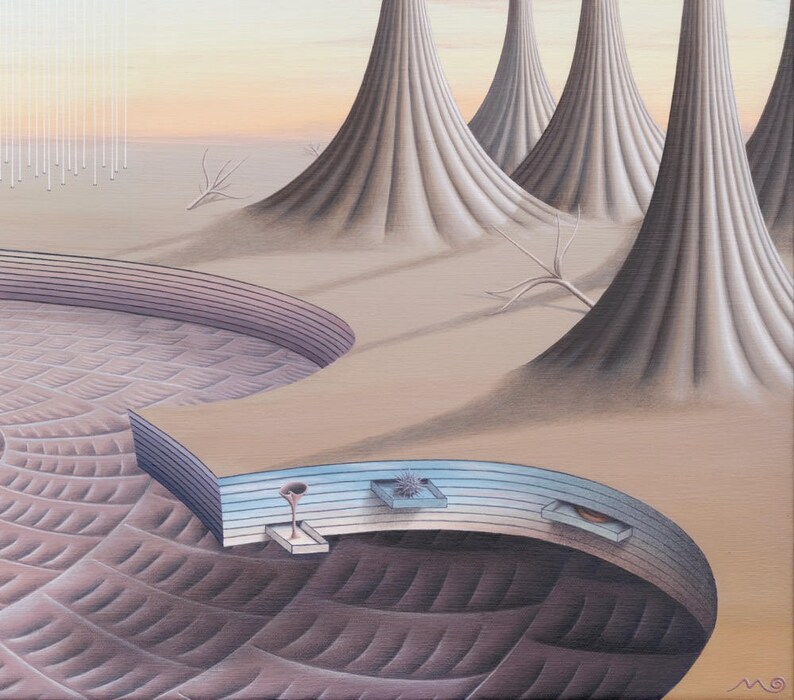 Surreal Art Print, Biological and Scientific Painting. Science Art ...