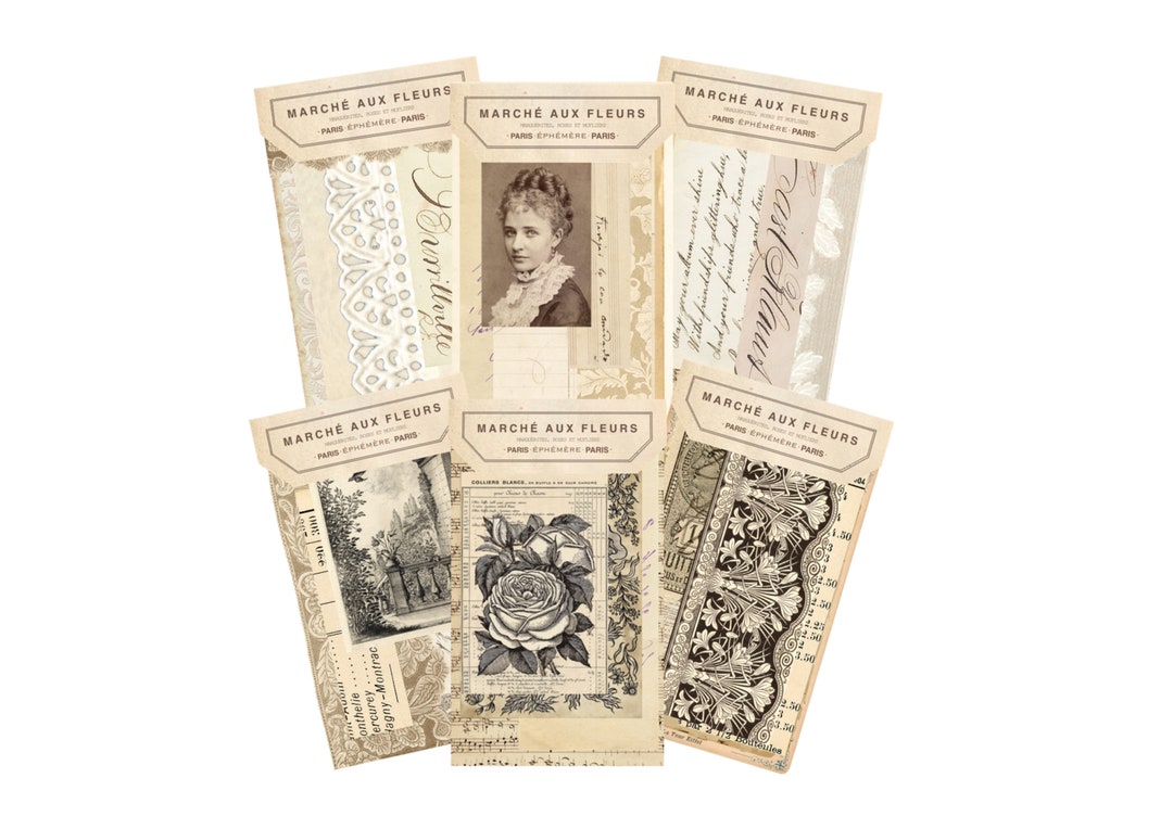 Antique Vintage Inspired Tags Digital Download Junk Journal Supplies - Etsy