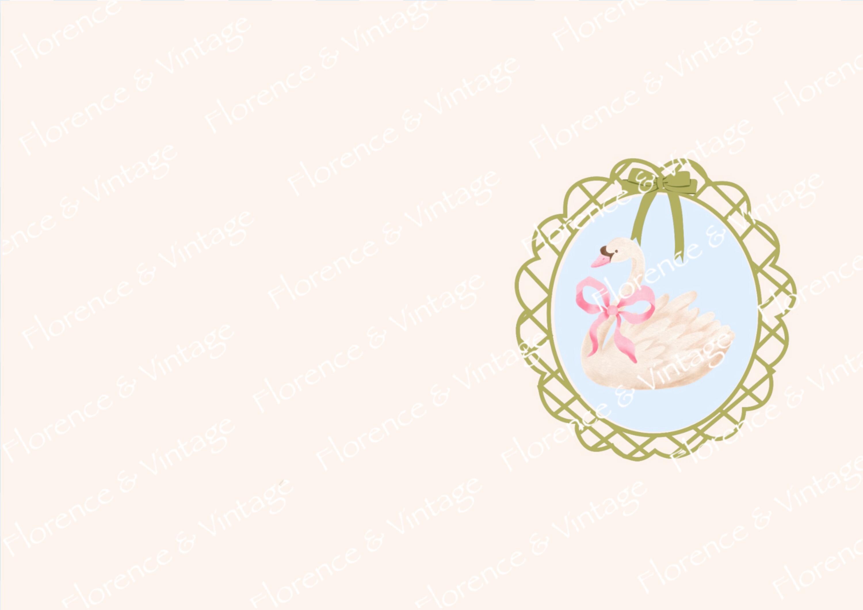 Cottage Core Baby Shower Blank Printable Card Digital Download Cards ...
