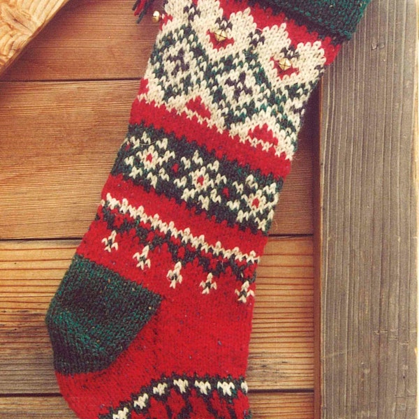 Vintage Stocking Pattern - Etsy