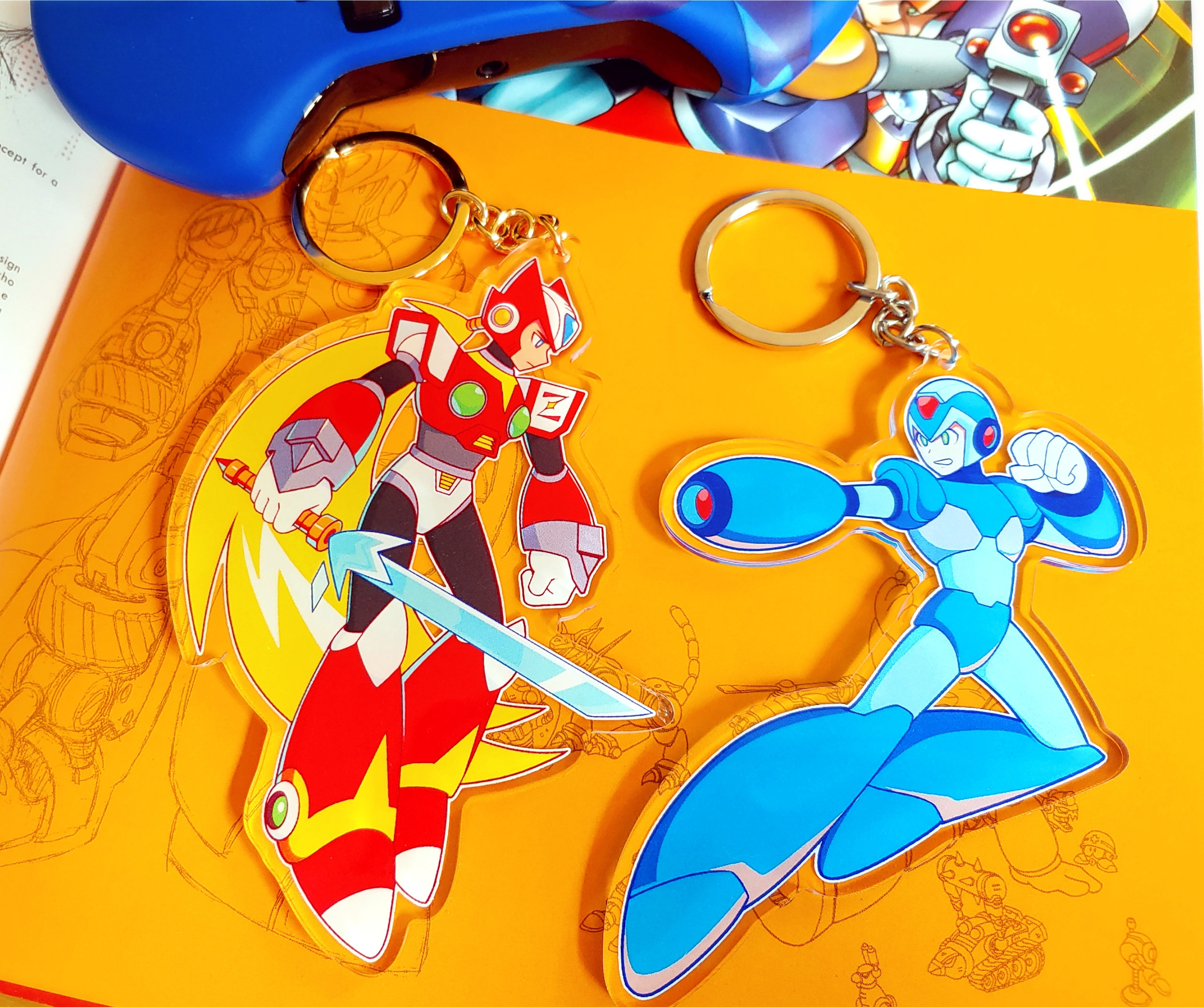 MMX Anatomy Charms [ Megaman X and Zero ] - Etsy