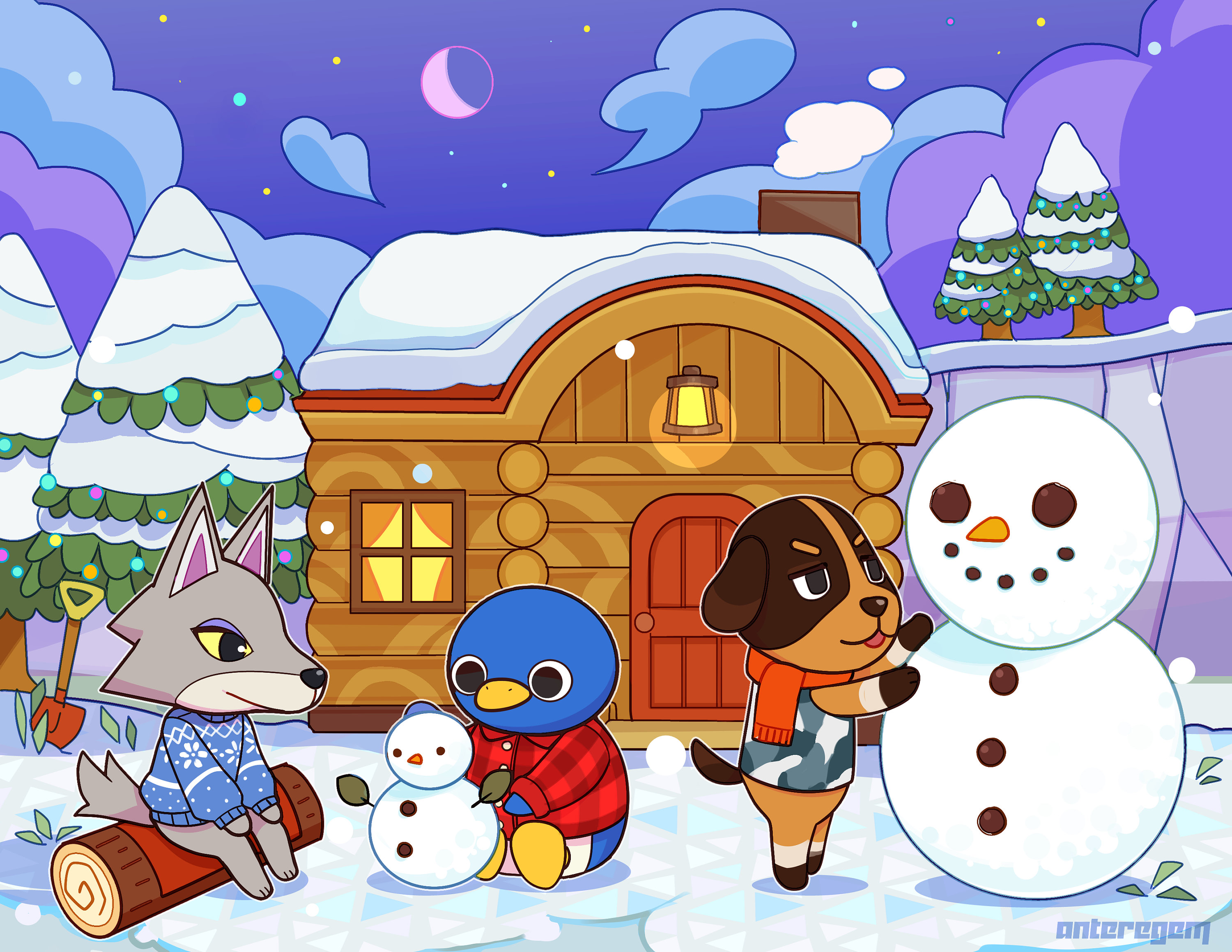 Animal Crossing Winter