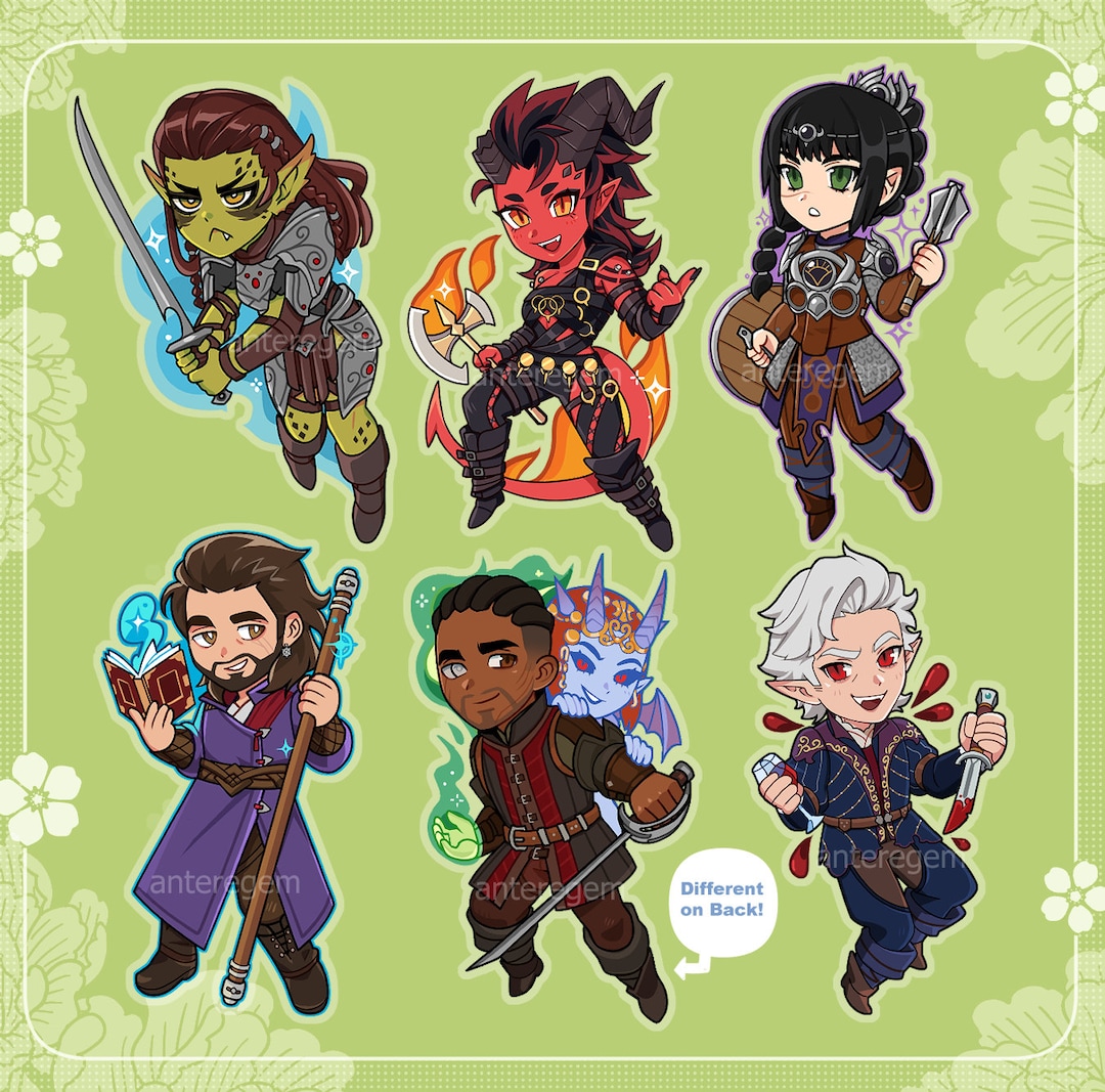 Baldur's Gate Companion Charms - 3 Inches - Etsy